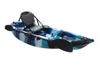 China Discover the Beauty of Lakes Rivers with Our Blue Camouflage 2.7m Single Person Kayak for sale
