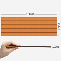 China Waterproof Boat Flooring EVA Foam Sheet for Yacht Decking in Brush Grooved Surface for sale
