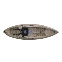 China Grey 2.7m HDPE Plastic Fishing Kayak for Touring and Rowing within 90 Characters for sale