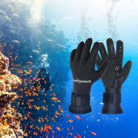 China Custom Neoprene Waterproof 3MM Five Finger Watersports Snorkeling Canoeing Gloves for sale