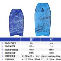 China Customize Design Woowave XPE Light 36inch Surfboard for Surfing 18.8 Inch Board Width for sale