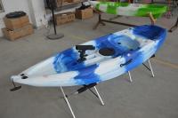 China Plastic Pedal Kayak Fishing Single One Kayak with Seat Sit-On-Top 2.2M Red Color for sale