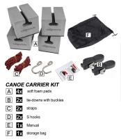 China EVA Foam Canoe Carrier Kit for Car Rooftop Racks The Ultimate Kayak Transport Solution for sale