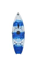 China Professional Fishing 2.2M Blue Sit On Top Kayak with Pedal and 60kgs/132lbs Load Capacity for sale