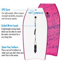 China XPE 41inch Bodyboards for Adults Swim Surfboard 1.96 Inch Thickness and Leash Included for sale