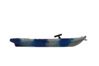 China Professional Fishing 2.2M Blue Sit On Top Kayak with Pedal and 60kgs/132lbs Load Capacity for sale