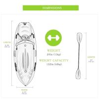 China Modular Pedal Fishing Kayak Easy Splicing Design for 1-2 People Fits Fishing Needs for sale