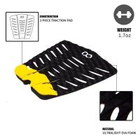 China Glossy Surface Surfboard Traction Pad EVA Material and Deck Anti-Skid Mat Sup Pad for sale