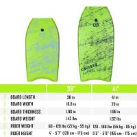 China 41 Inch HDPE Foam Surfboard Surfing Board EPS Bodyboard Board for Kids Weighs 1.62lbs for sale