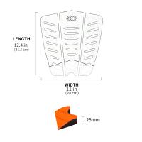 China 3M or Domestic Adhesive Surfboard Traction Pad for Deck Grip SUP Front Tail Pad for sale