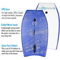 China Get Ready to Ride the Waves with 33 Inch HDPE Shortboard XPE Bodyboard and Surf Leash for sale