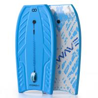 China Hand Leash Swimming Board 2.3 Inch BLUE Woowave EPS Core Bodyboard for Adult Fun for sale