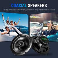 China Set of 2 Full Range Coaxial Car Speakers with 6.5 Inches Subwoofer and 1500Hz Tweeter for sale
