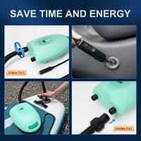 China Portable Electric Air Pump for Marine Inflatables Green Lakes Rivers Occasion Powerful for sale