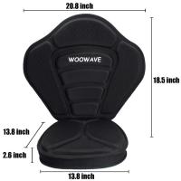 China 1.72 Kilograms Package Weight WOOWAVE Paddleboard Seat Fishing Boat Seat with Bag for sale