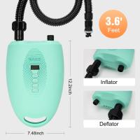 China 16PSI High Pressure Dual Stage Inflation Paddle Board Pump for iSUP Boats Kayak Yoga Ball for sale