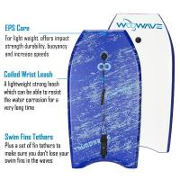 China Water Sports Essential 36' Custom EPS HDPE Body Board Skimboard Rider Weight 60-120lbs for sale