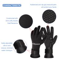 China 3mm Neoprene Anti-Slip Thermal Five Finger Surfing Gloves for Diving and Spearfishing for sale