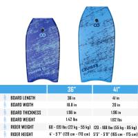 China WOOWAVE OEM Surfboard Bodyboard for Lakes Rivers Rider Height 5'5''-5'9'' 165cm-175cm for sale