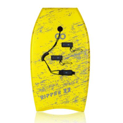 China Custom Color and Logo Design Yellow 33 Inch Bodyboard for Surfing on Lakes Rivers for sale