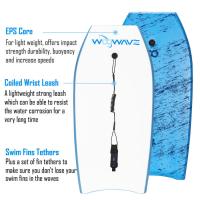China Upgrade Your Surfing Game Woowave EPS XPE HDPE Foam Board Bodyboard with Surf Leash for sale