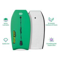 China Board Weight 1.17lbs Woowave 33 inch Custom Design HDPE Shortboard Bodyboard for Riders for sale