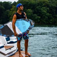 China Professional 49'' Wakesurf Fiberglass Stand Up Paddle Board for Surfing Enthusiasts for sale