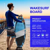 China Professional 49'' Wakesurf Fiberglass Stand Up Paddle Board for Surfing Enthusiasts for sale