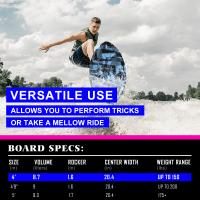 China Unisex 49'' Carbon Fiber Fiberglass Stand up Paddle Surfing Surfboard with Wakesurf Fin for sale