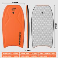 China Men's 42.5 inch Bodyboard with PE Core Professional Surfing Essential for sale