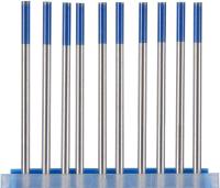 China 2% Lanthanated TIG 1/16 3/32 1/8 inch x 7 10 Pack WC20 BLUE Welding Tungsten Electrodes for sale