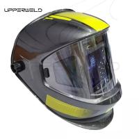 China Large Viewing Screen Solar Power Auto-darkening Welding Helmet for TIG MIG Welder Made for sale