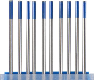 China Blue 2% Lanthanated TIG 1/16'' 3/32'' 1/8''x 7'' 10 Pack WL20 Ground Finish Tungsten Electrodes for TIG Welding for sale