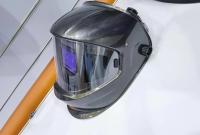 China Auto Darkening Welding Helmet with Welding Torch and Lightweight Hemispherical 4C Lens for sale