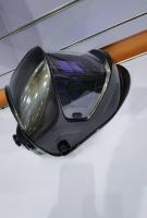 China Auto Darkening Welding Helmet with Welding Torch and Lightweight Hemispherical 4C Lens for sale
