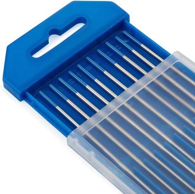 China Blue 2% Lanthanated TIG 1/16'' x 7'' 10 Pack WL20 Ground Finish Tungsten Electrodes for sale