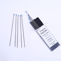China Bar Customized Support 10-Pack Blue TIG Welding Tungsten Electrodes 2% Lanthanated WL20 for sale