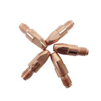 China 28mm Length M6 CRZR Material MIG Torch Contact Tip for Welding Consumables Design for sale
