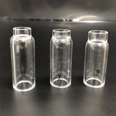 China Tig Welding Torch Accessories 10NQ-6 7 8 Clear Ceramic Nozzle for Optimal Welding for sale