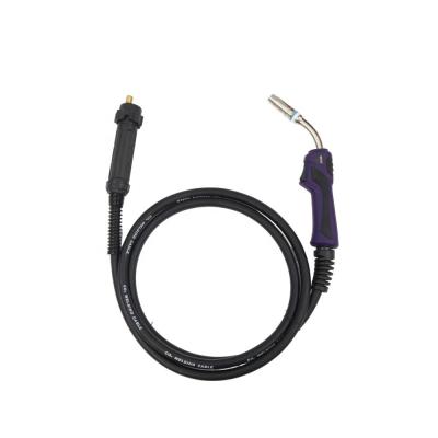 China Customized OBM Support Purple 25AK Air Cooled MIG Welding Torch with Euro Connector for sale