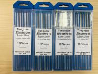 China 175mm 1.6mm Pure Lanthanated Green Tungsten Tig Welding Electrode 10pcs Package Quantity for sale