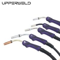 China Customized OBM Support Purple 25AK Air Cooled MIG Welding Torch with Euro Connector for sale