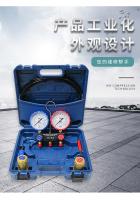 China R744 Quick Coupler Car AC Manifold Gauge Set for Universal Car Fitment Air Conditioning for sale
