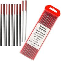 China Red 2% Thoriated Tungsten Electrodes for TIG Welding Customized Support and from OEM for sale
