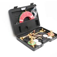China Top- Welding Torch Oxygen Acetylene Gas Regulator Kit with Twin Hose and Cutting Nozzle for sale