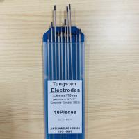 China WE3 Tungsten Electrodes Black Head Composite Tungsten 2.4mm*175mm Ideal for TIG Welding for sale