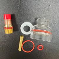 China WP16 17 28 1.6mm Stubby Gas Lens 1kg Large Changne Kits with Air Cooling and Ceramic for sale