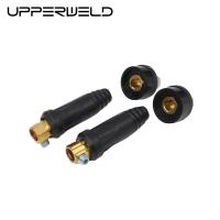 China Welding Cable Joint Quick Connector 35-50 Female Cable Connector Euro Style with Copper for sale