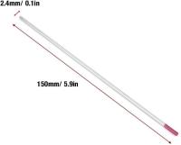 China TIG Welding Consumables WES Purple Tungsten Electrodes Composite Tungsten 2.4mm*150mm for sale