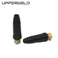 China MIG Torch Accessories Welding Cable Joint Quick Connector 35-50 Male Cable Connector Euro Style for sale